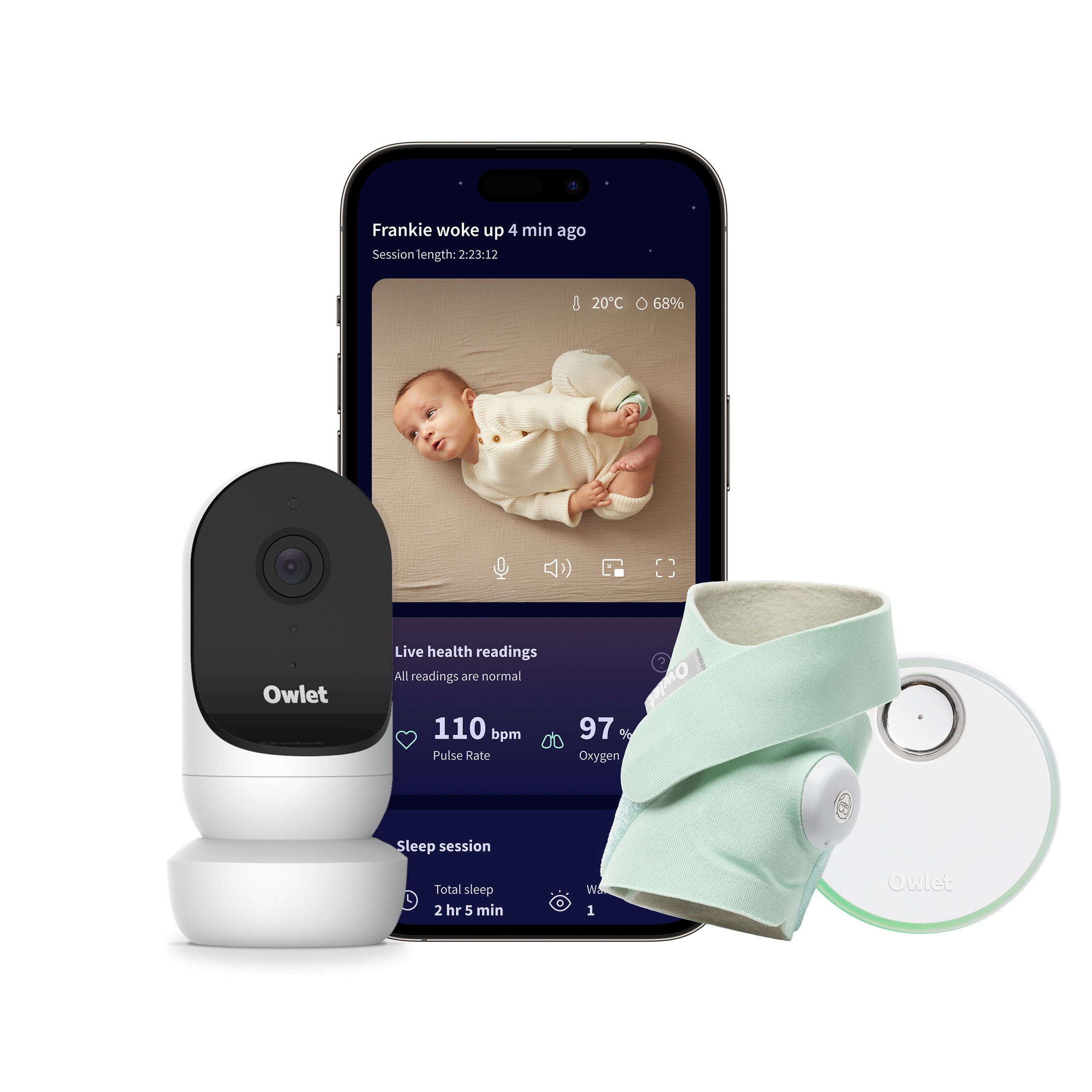 Owlet Cam 2 - Baby Monitor Camera with Sleep Trends | Owlet UK